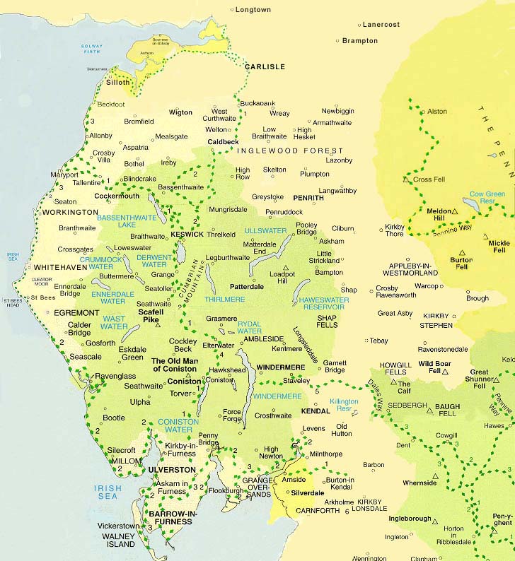 Maps of Lake District: